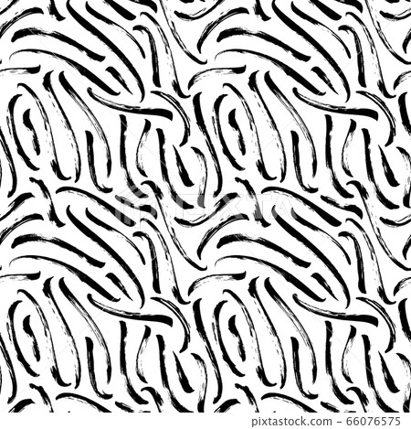 Curved dashes vector seamless pattern. -插圖素材 [66076575] - PIXTA圖庫