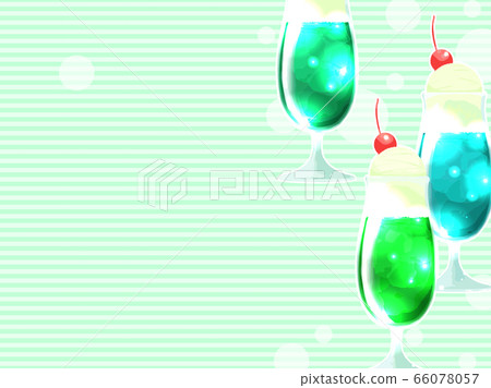 Cream soda illustration background - Stock Illustration [66078057] - PIXTA