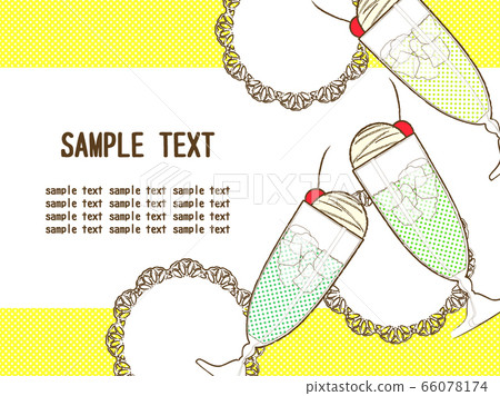 Cream soda illustration background - Stock Illustration [66078174] - PIXTA