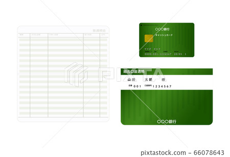 Illustration set of passbook with open and... - Stock Illustration [66078643] - PIXTA