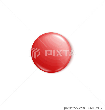 Blank sign and symbol in the form of a red pin... - Stock Illustration ...