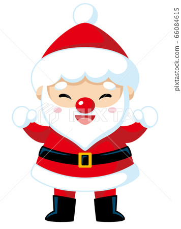 Red clothes Santa icon (Guts pose) - Stock Illustration [66084615] - PIXTA