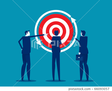 Remarketing retargeting business target. Business - Stock Illustration ...