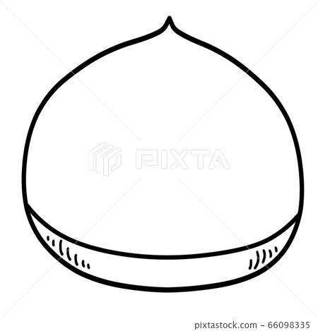 Chestnut chestnut maron icon - Stock Illustration [66098335] - PIXTA