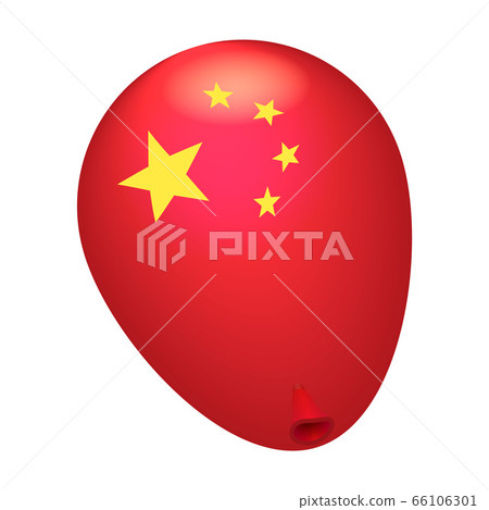 Red china balloon icon, isometric style - Stock Illustration [66106301 ...