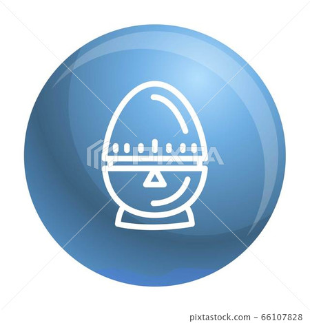 Egg timer icon, outline style - Stock Illustration [66107828] - PIXTA