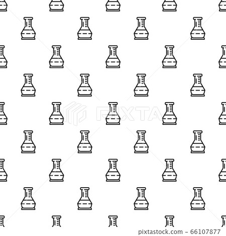 Glass flask pattern seamless - Stock Illustration [66107877] - PIXTA