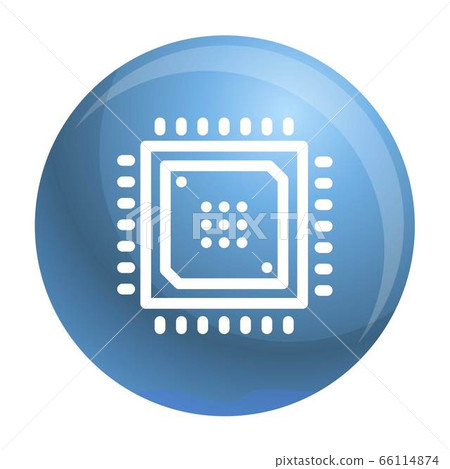 Smart chip icon, outline style - Stock Illustration [66114874] - PIXTA