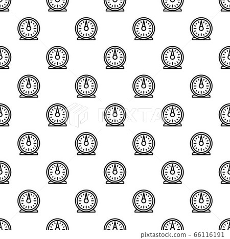 Retro kitchen timer pattern seamless - Stock Illustration [66116191 ...