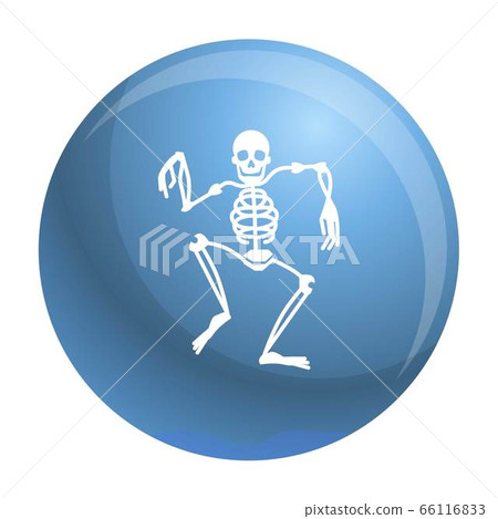 Dancing skeleton icon, simple style - Stock Illustration [66116833] - PIXTA