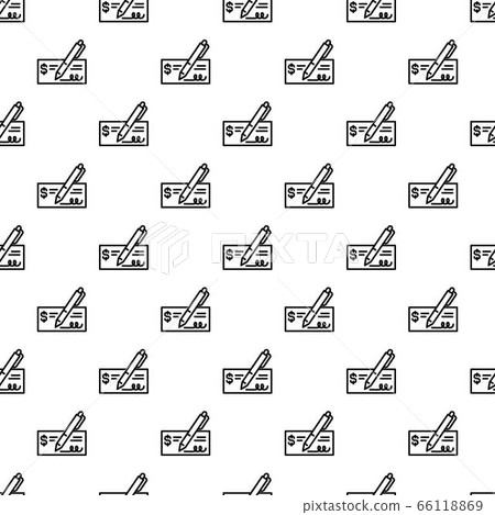 Paper bill money pattern seamless-插圖素材 [66118869] - PIXTA圖庫