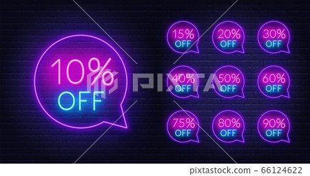 10, 15, 20, 30,40 50, 60, 75, 80, 90 percent... - Stock Illustration ...