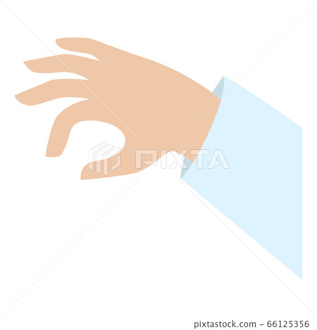 Hand take icon, flat style - Stock Illustration [66125356] - PIXTA