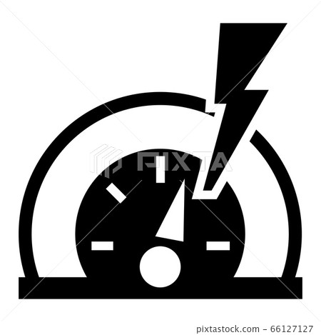 Dash board energy icon, simple style - Stock Illustration [66127127 ...