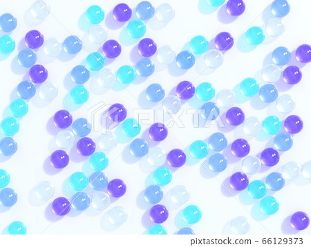 Glass ball water drops blue purple - Stock Illustration [66129373] - PIXTA