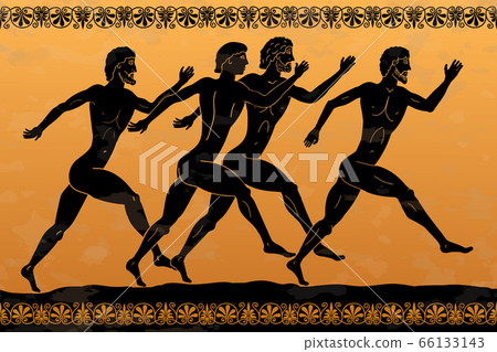 Ancient Greek people. - Stock Illustration [66133143] - PIXTA
