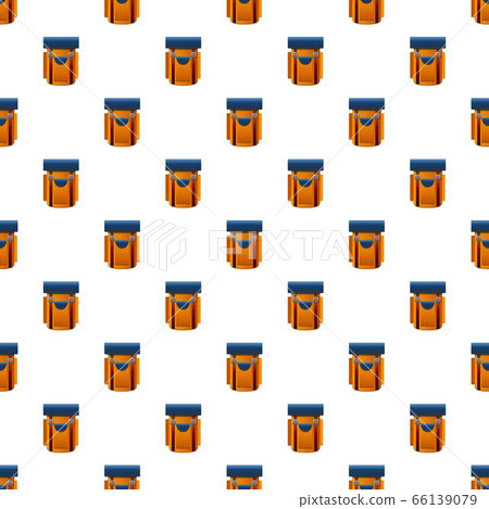 Hiking backpack pattern seamless vector - Stock Illustration [66139079 ...