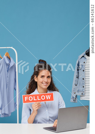 Follow my online shop - Stock Photo [66141612] - PIXTA