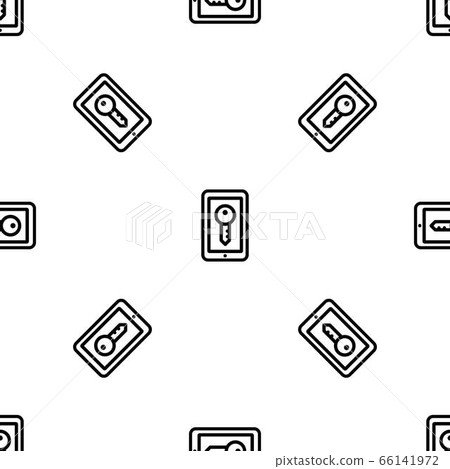 Smartphone lock pattern seamless vector - Stock Illustration [66141972 ...