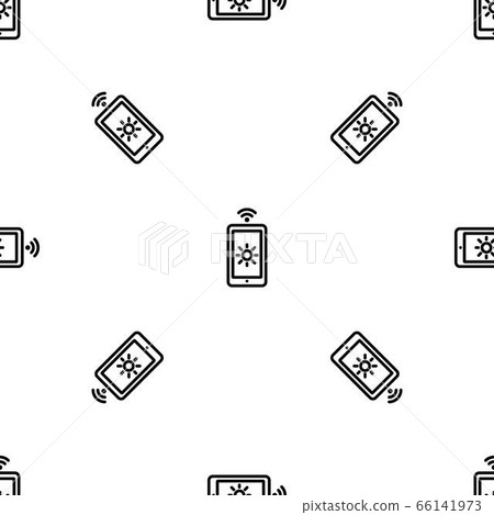 Light smart control pattern seamless vector - Stock Illustration ...