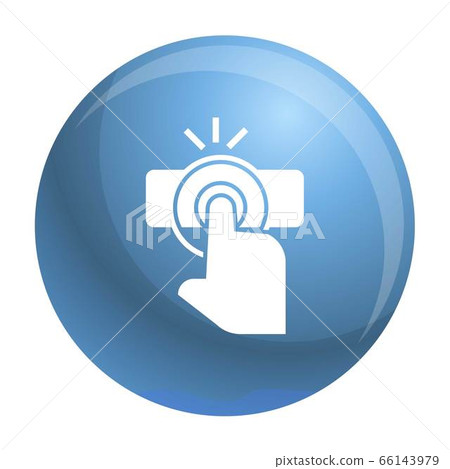Finger touch icon, simple style - Stock Illustration [66143979] - PIXTA