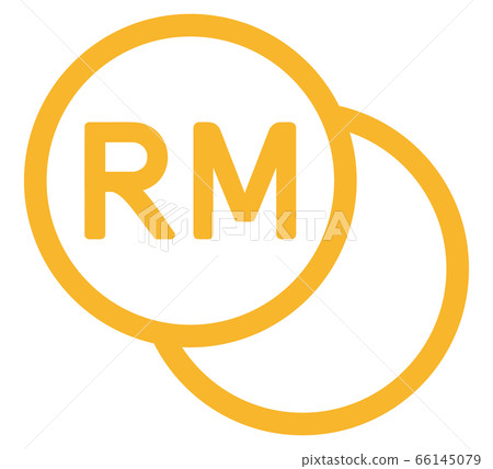 The Malaysian Ringgit currency symbol - Stock Illustration [66145079 ...