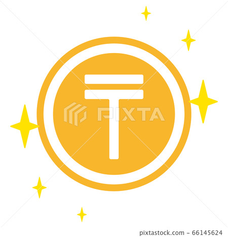 The Tenge currency symbol - Stock Illustration [66145624] - PIXTA