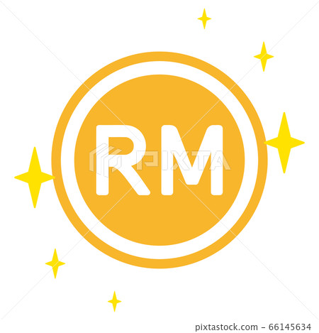 The Malaysian Ringgit currency symbol - Stock Illustration [66145634 ...