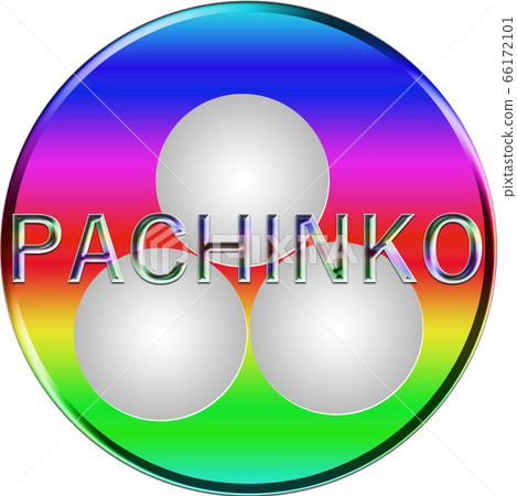 An icon with the English character of pachinko! - Stock Illustration ...
