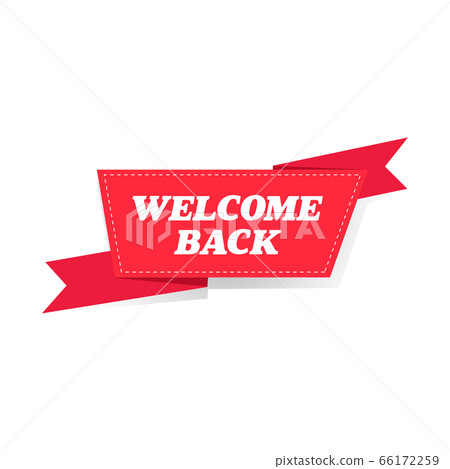 welcome back sticker coronavirus quarantine is... - Stock Illustration ...