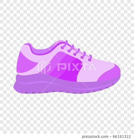 Pink sport shoe icon, flat style - Stock Illustration [66181322] - PIXTA