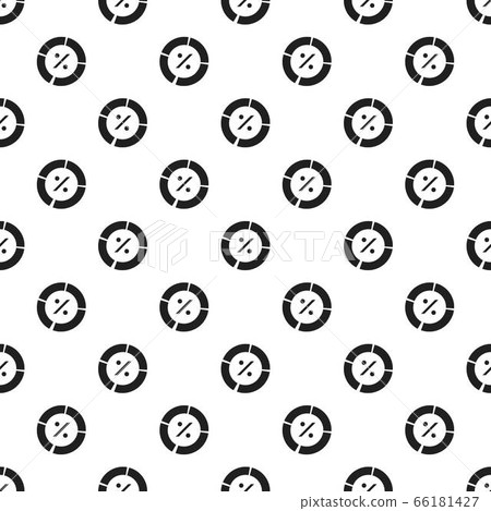 Percent pie chart pattern seamless vector - Stock Illustration ...