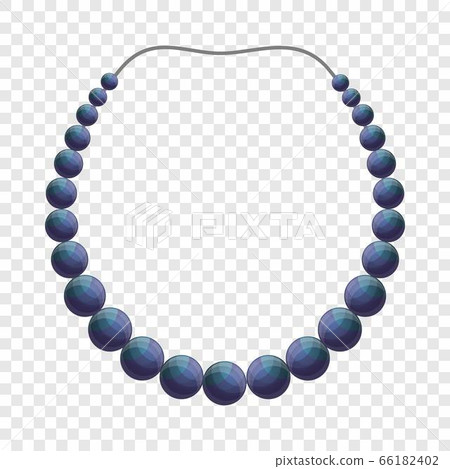 Pearl necklace icon, cartoon style - Stock Illustration [66182402] - PIXTA