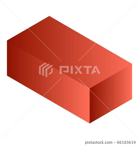 Red package icon, isometric style - Stock Illustration [66183619] - PIXTA