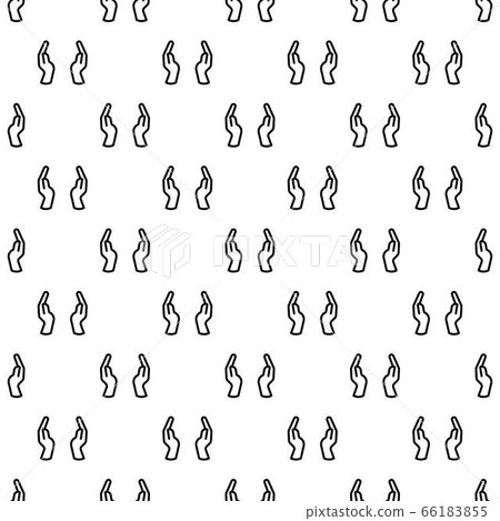 Hands keep pattern seamless vector - Stock Illustration [66183855] - PIXTA
