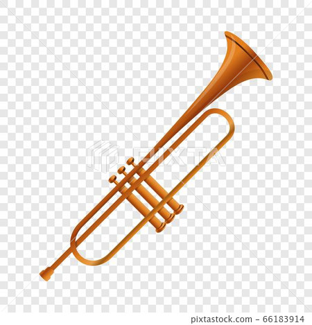 Gold trumpet icon, cartoon style - Stock Illustration [66183914] - PIXTA