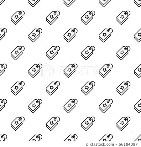 Star brand label pattern seamless vector - Stock Illustration [66184087 ...