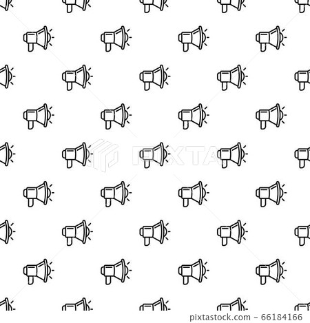 Megaphone pattern seamless vector - Stock Illustration [66184166] - PIXTA