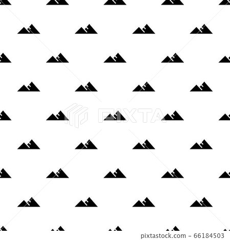 Mountain pattern seamless vector - Stock Illustration [66184503] - PIXTA