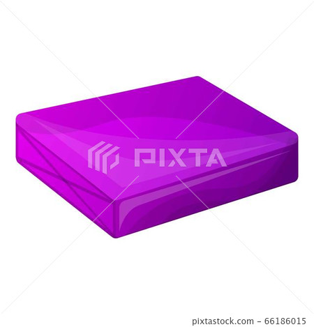 Violet gum pack icon, cartoon style - Stock Illustration [66186015] - PIXTA