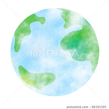 Hand painted earth watercolor texture - Stock Illustration [66191305 ...