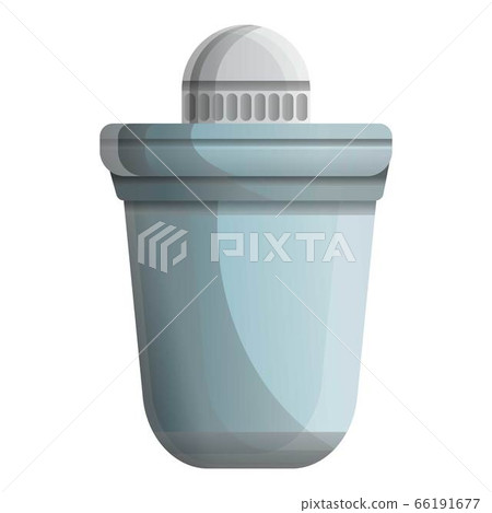 Filter water cartridge icon, cartoon style - Stock Illustration ...