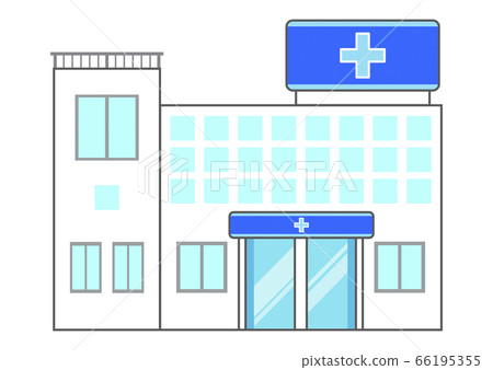 A simple hospital building with no background. - Stock Illustration ...