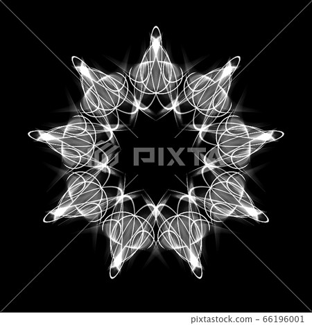 Beautiful nine-sided shape 20200606_007m - Stock Illustration [66196001 ...
