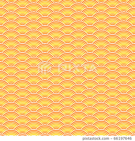 Wave ramen pattern. Seamless sea pattern - Stock Illustration [66197646 ...