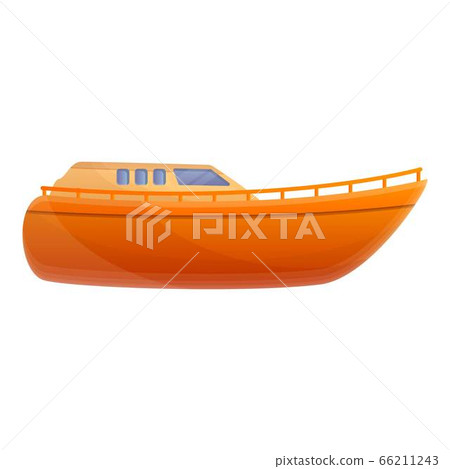 Orange ship icon, cartoon style - Stock Illustration [66211243] - PIXTA