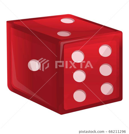 Dice icon, cartoon style - Stock Illustration [66211296] - PIXTA