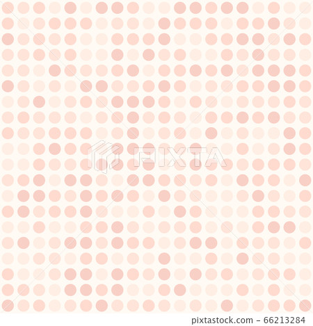 Rose polka dot pattern. Seamless vector background - Stock Illustration ...