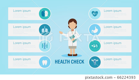 Health check infographic - Stock Illustration [66224393] - PIXTA