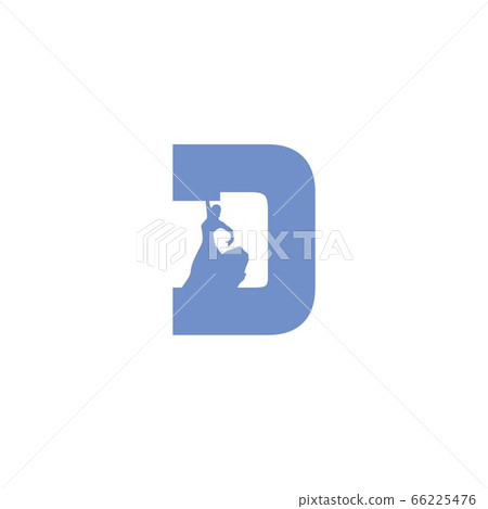 D, ID initials dancing art logo and vector icon - Stock Illustration ...